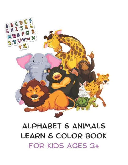 Alphabet & Animals Color and Learn by Natalie J Davis, Paperback ...