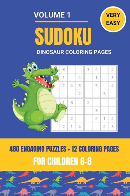 Sudoku + Coloring Activity Book 6-8: Engaging activities to stimulate ...