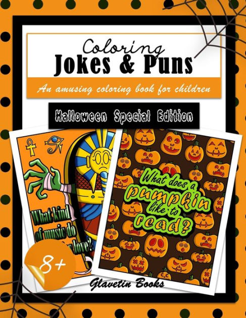 Coloring Jokes & Puns: Halloween Special Edition - An amusing coloring ...