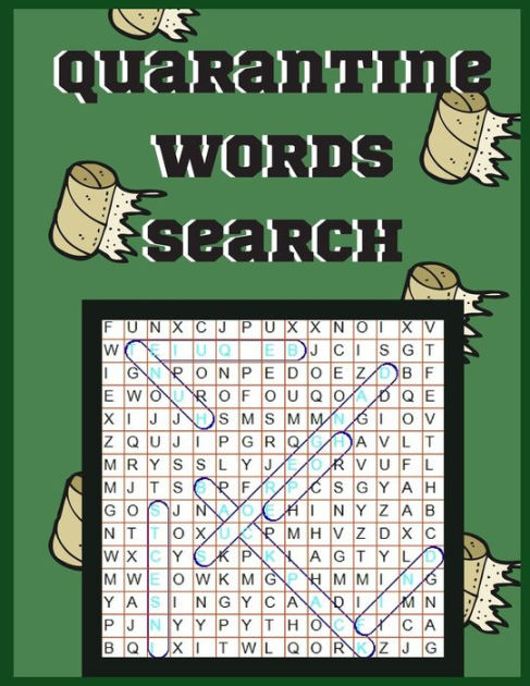 Quarantine Words Search: Extra Large Print Word Find puzzle activities ...