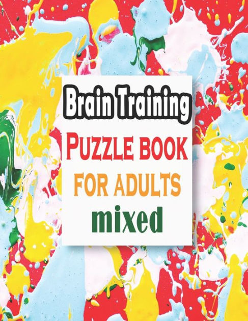 Puzzle book for adults mixed: Puzzle Activity Book for Adults, 140+ Large Print Mixed Puzzles ...