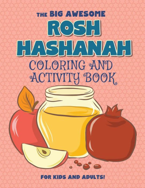 The Big Awesome Rosh Hashanah Coloring and Activity Book For Kids and ...