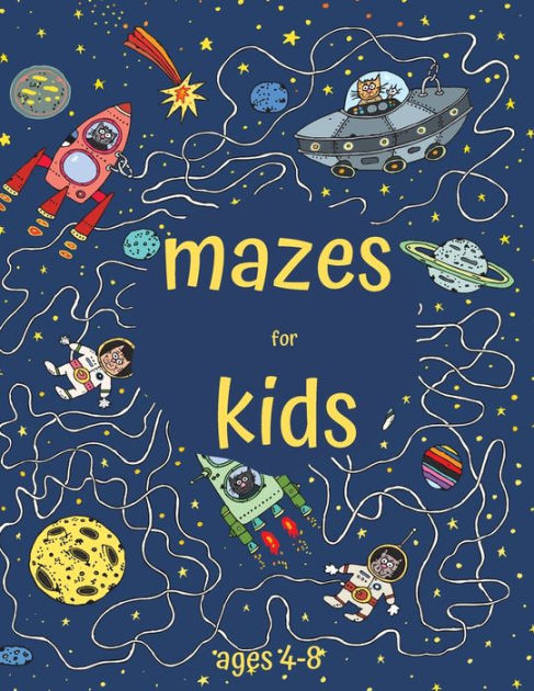 Mazes for Kids ages 4-8: Maze Learning Activity Book for Kids 75 Mazes ...