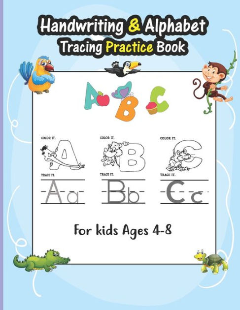 Handwriting & Alphabet Tracing Practice Book For Kids: Alphabet Tracing ...