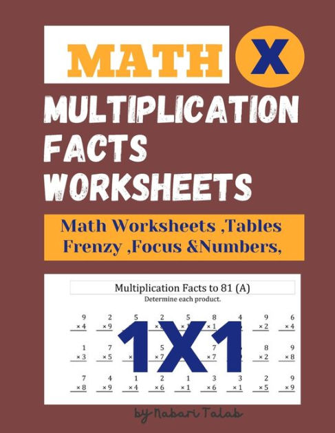 Multiplication Facts Worksheets: Math worksheets ,tables ,frenzy and ...