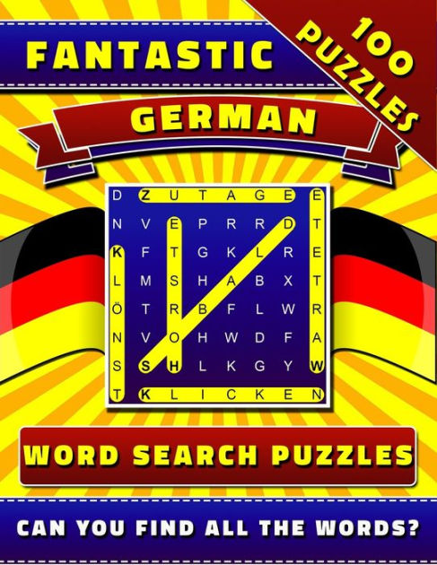 Fantastic German Word Search Puzzles: Large Print German Activity Book ...