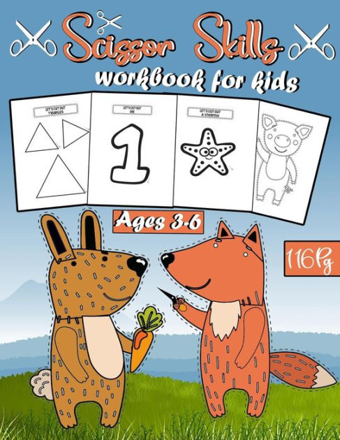 Scissor Skills Workbook for kids ages 3-6: Scissor Skills Workbook ...