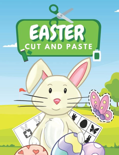 Easter Cut And Paste: Fun Activity Workbook For Kindergarten Easter ...