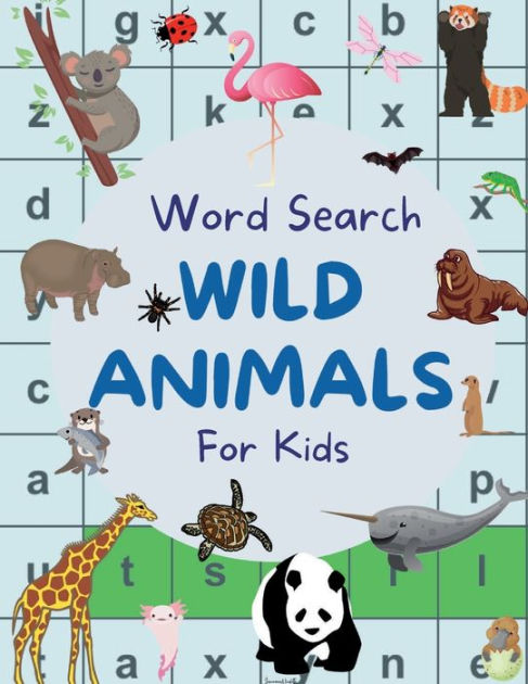 Word Search 'Wild Animals' For Kids by Journauxnicolette, Nicolette ...