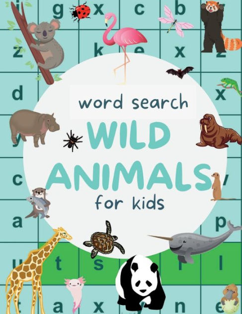 Word Search 'Wild Animals' For Kids by Journauxnicolette, Nicolette ...