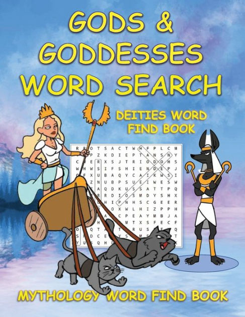 Gods and Goddesses Word Search; Deities Word Find Book: Mythology Word ...