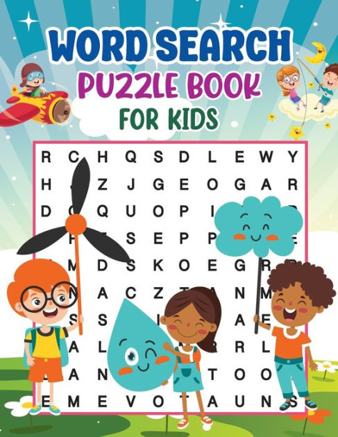 Word Search Puzzle Book for Kids: 100 Easy Words for Children to ...