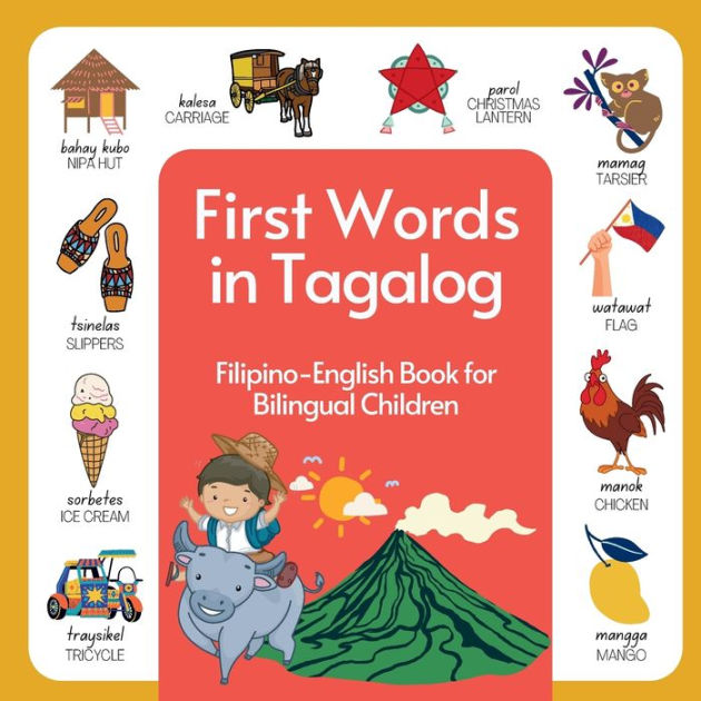 First Words in Tagalog: Filipino English Book for Bilingual Children by ...