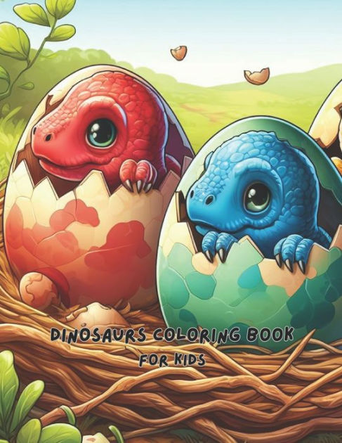 Baby Dinosaur Coloring Book for Kids by Daniel Andrade, Paperback ...