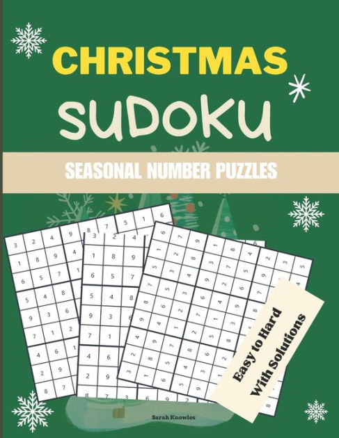 Christmas Sudoku Seasonal Number Puzzles: Unlock Joy One Page at a Time ...