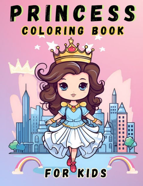 Princess Coloring Book: 55 Beautiful images of Princess Coloring Pages ...
