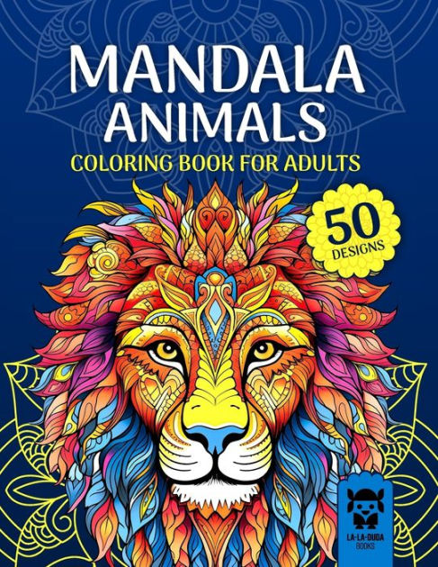 Mandala Animals Coloring Book: 50 Amazing Animals Designs in Mandala ...