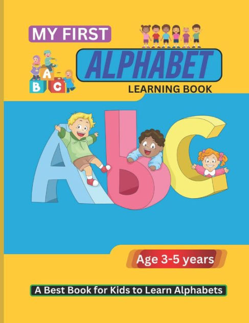 My First Alphabet Learning Book Kids Learning Alphabet Activity book ...
