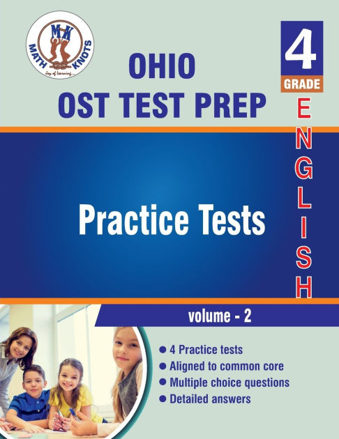 OHIO (OST) ,4th Grade ELA Practice Tests ,Volume 2 by Math-knots ...