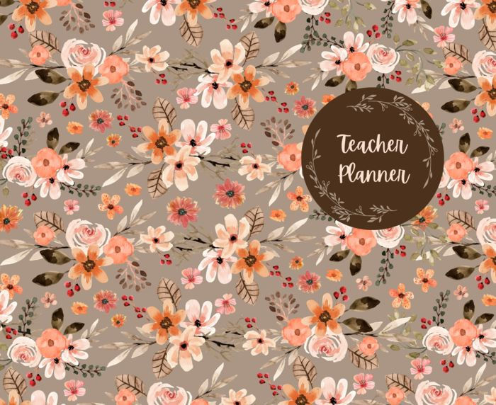Modern Floral Teacher Planner by Josie K, Paperback | Barnes & Noble®