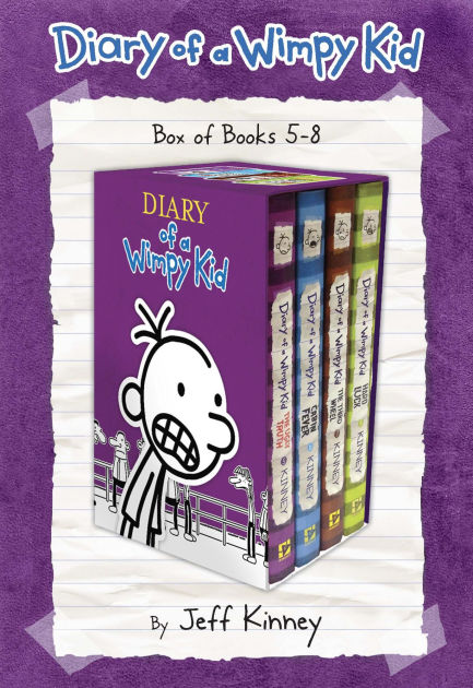 Diary of a Wimpy Kid Box of Books 5-8: The Ugly Truth, Cabin Fever, The ...