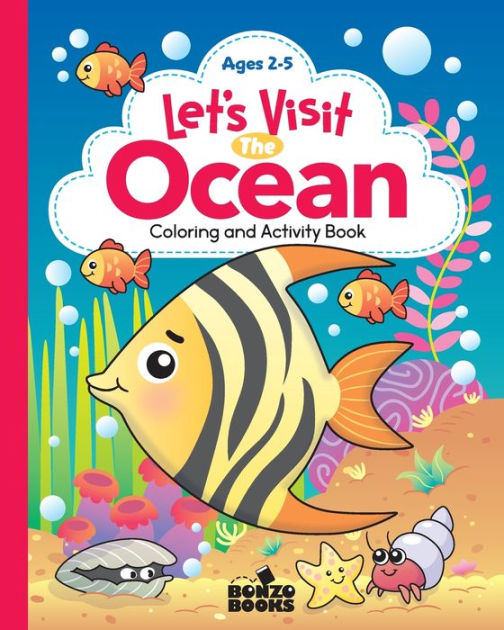 Let's Visit the Ocean; A Coloring and Activity Book by Mary Rojas ...
