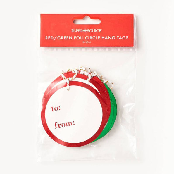 Red Green Foil Gift Tags by American Crafts | Barnes & Noble®