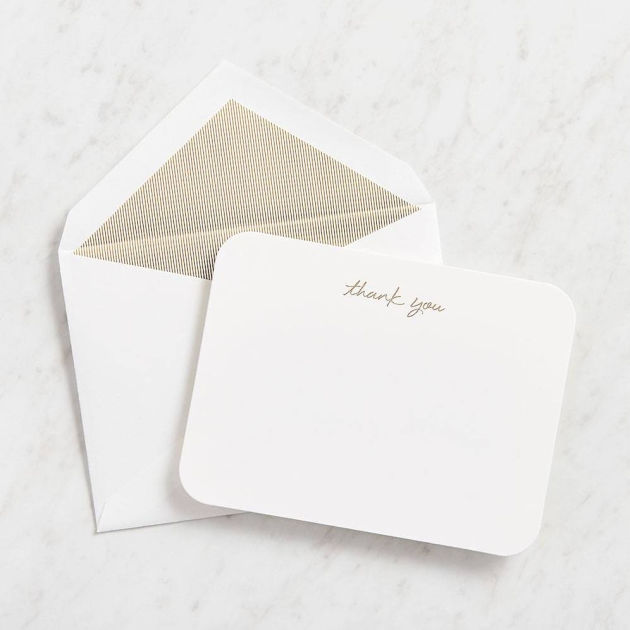 Gold Foil Thank You Note Set by Crane | Barnes & Noble®