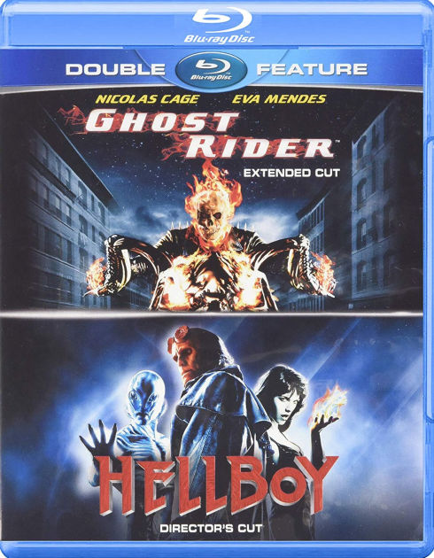 Ghost Rider (Extended Cut)/Hellboy (Director's Cut) [Blu-ray] by Ghost ...