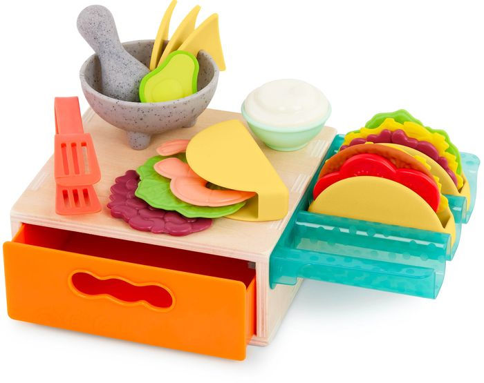 Mini Chef - Tiny Taco Playset Play Food Set by B. toys | Barnes & Noble®