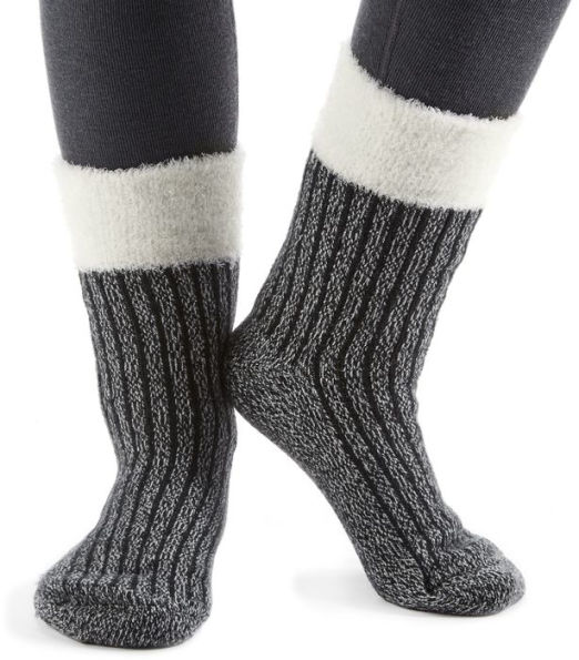 Womens Chenille Socks with White Cuff by Giftcraft | Barnes & Noble®