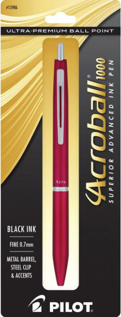 Acroball 1000 Fine Point red - Black Ink by pilot | Barnes & Noble®