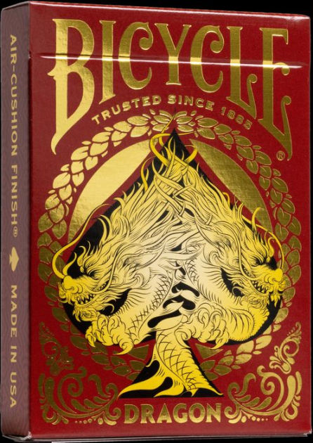 BICYCLE RED DRAGON PLAYING CARDS by THE UNITED STATES PLAYING CARD ...