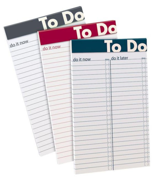 Ampad To Do Notepad Assorted Neon Colors (50 Sheets), 5" x 8" by Tops ...