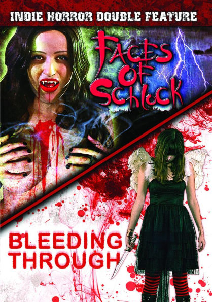 Indie Horror Double Feature: Faces Of Schlock/Bleeding Through | DVD ...