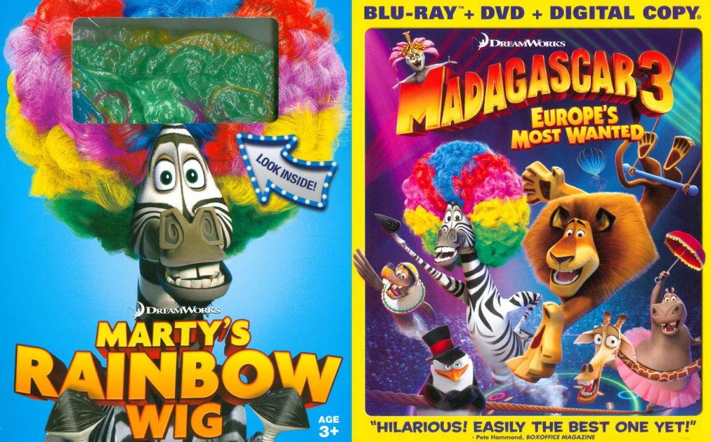 Madagascar 3: Europe's Most Wanted [2 Discs] [Blu-ray/DVD] by Stiller ...