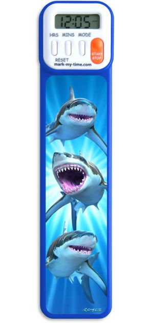 3D Shark Stack Reading Timer Bookmark by Mark-My-Time | Barnes & Noble®