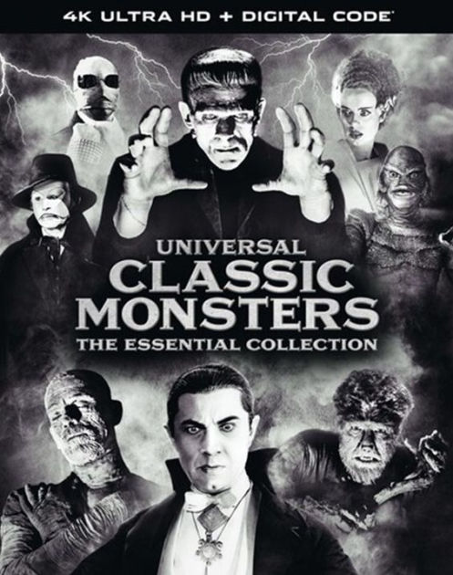 Universal Classic Monsters: The Essential Collection [4K Ultra HD Blu ...
