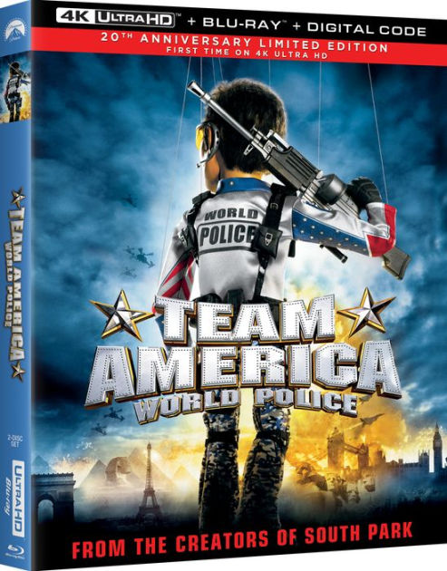Team America: World Police [Includes Digital Copy] [4K Ultra HD Blu-ray ...