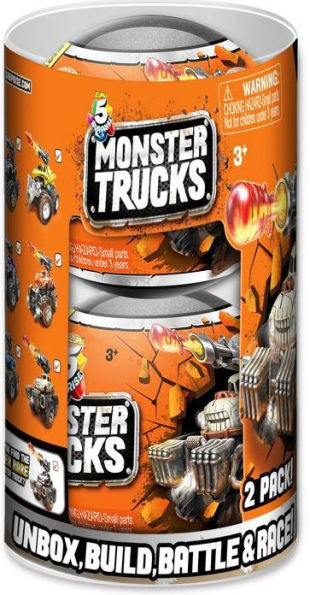 ZURU 5 SURPRISE Monster Trucks Series 1 Mystery Collectable Capsule 2 ...