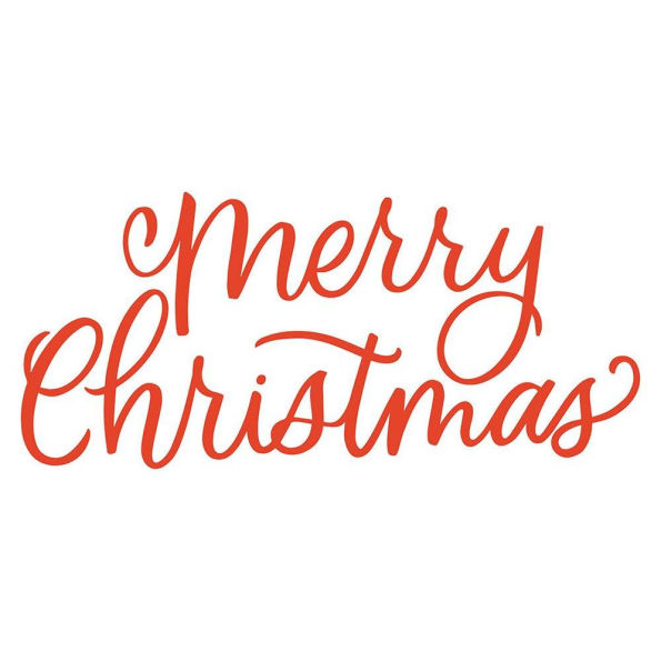 Merry Christmas Script Stamp by PaperSource | Barnes & Noble®