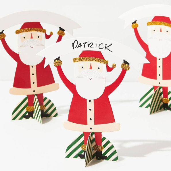 Santa Place Cards by FORM & PAC WHOLLY OWNED BY DR GEIST INT'L LTD ...