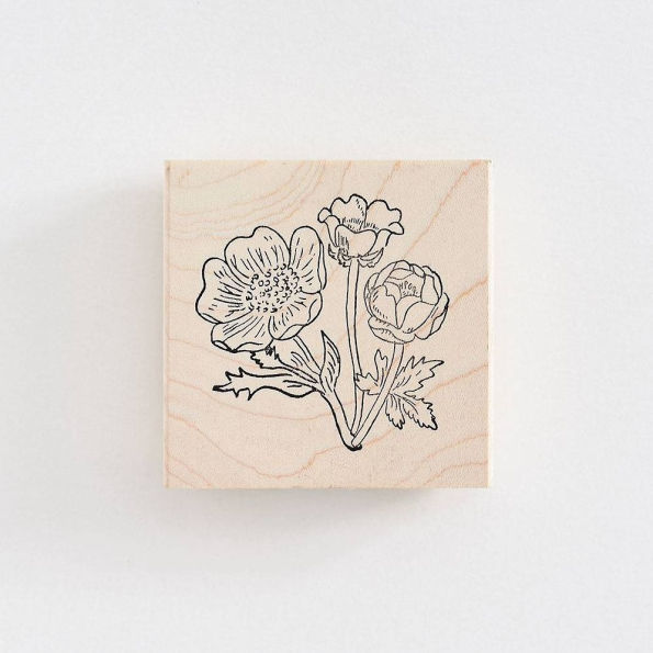 Wildflower Trio Stamp by PaperSource | Barnes & Noble®
