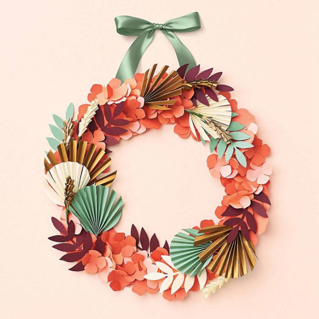 Spring Coral Wreath Craft Kit by Paper Source | Barnes & Noble®