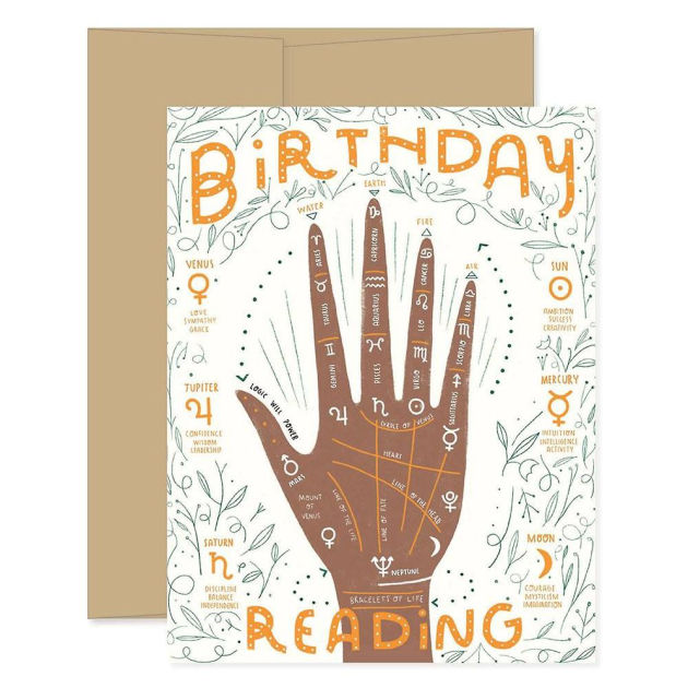 Palm Reading Birthday Card by GINGIBER | Barnes & Noble®