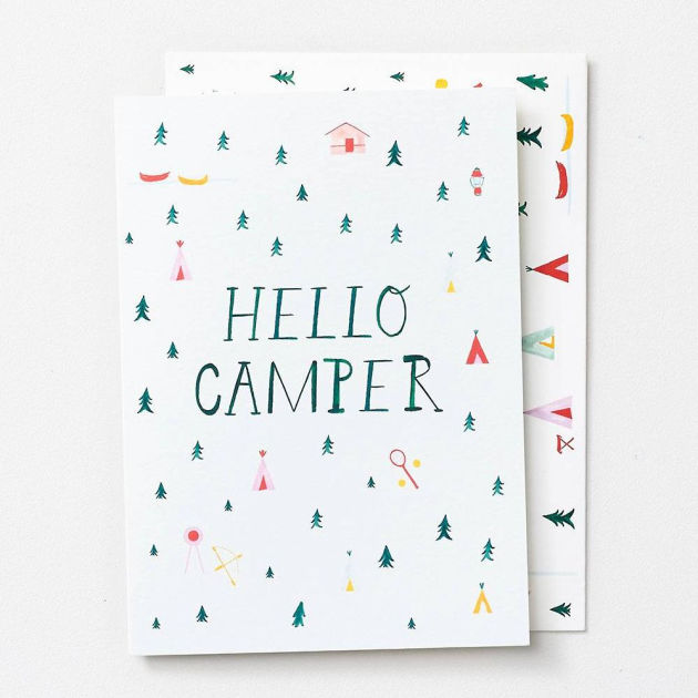 Hello Camper Greeting Card by MR BODDINGTON'S STUDIO, LLC | Barnes & Noble®