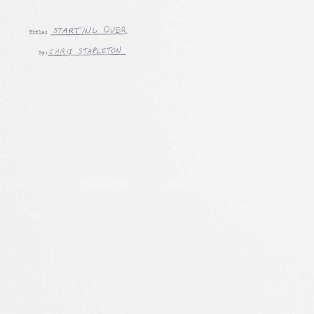 Starting Over by Chris Stapleton | Vinyl LP | Barnes & Noble®