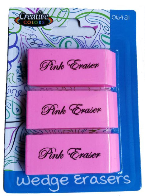 3 CT Wedge Erasers by Creative Colors | Barnes & Noble®