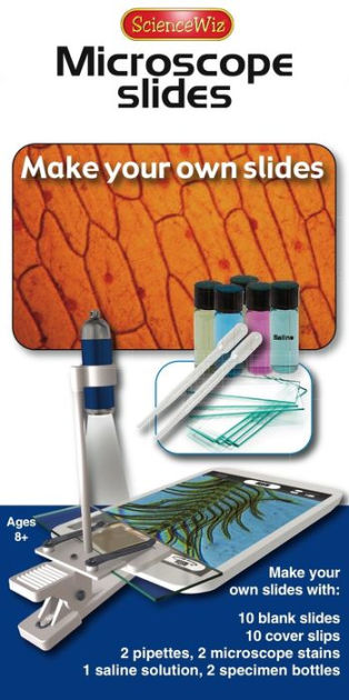 MICROSCOPE SLIDES-MAKE YOUR OWN by SCIENCEWIZ | Barnes & Noble®
