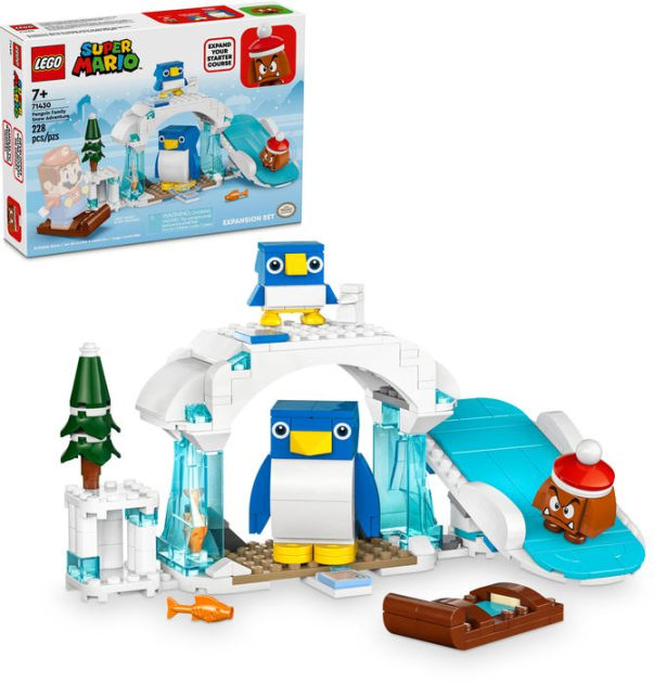 LEGO® Super Mario Penguin Family Snow Adventure Expansion Set 71430 ...